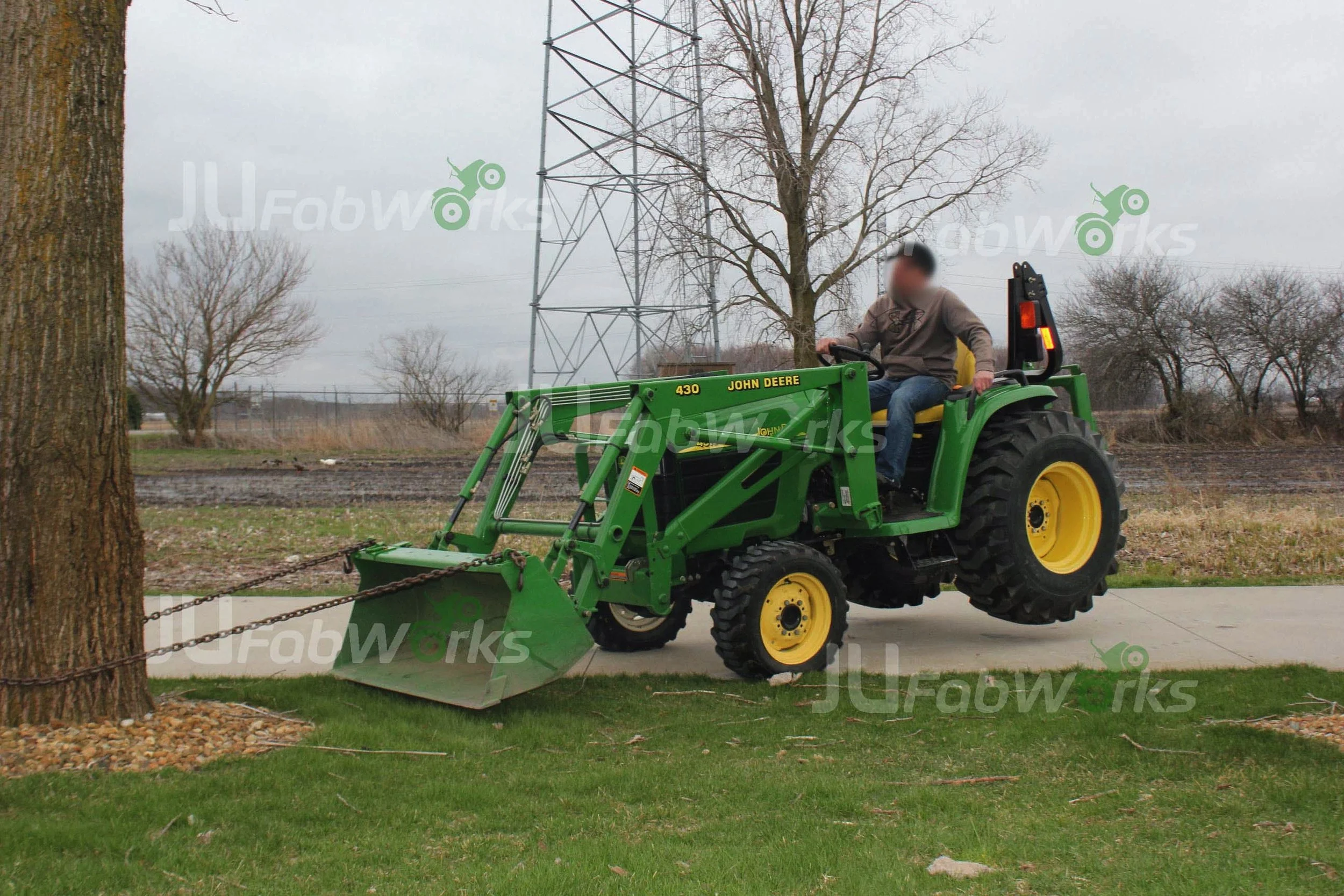 Bolt On Grab Hooks with Trailer Hitch Receiver, Tie Down Points and ...