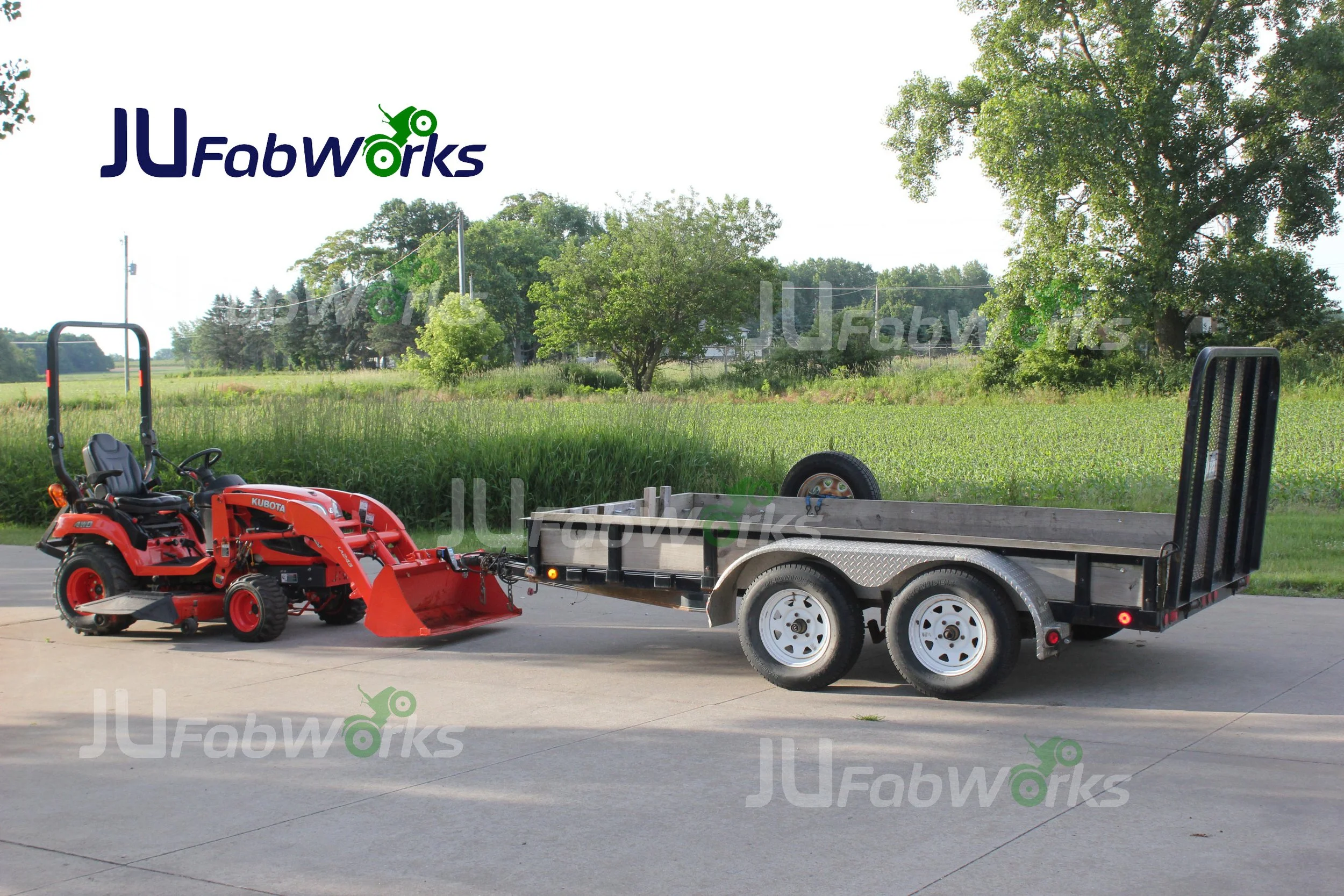 Bolt On Grab Hooks with Trailer Hitch Receiver, Tie Down Points and ...