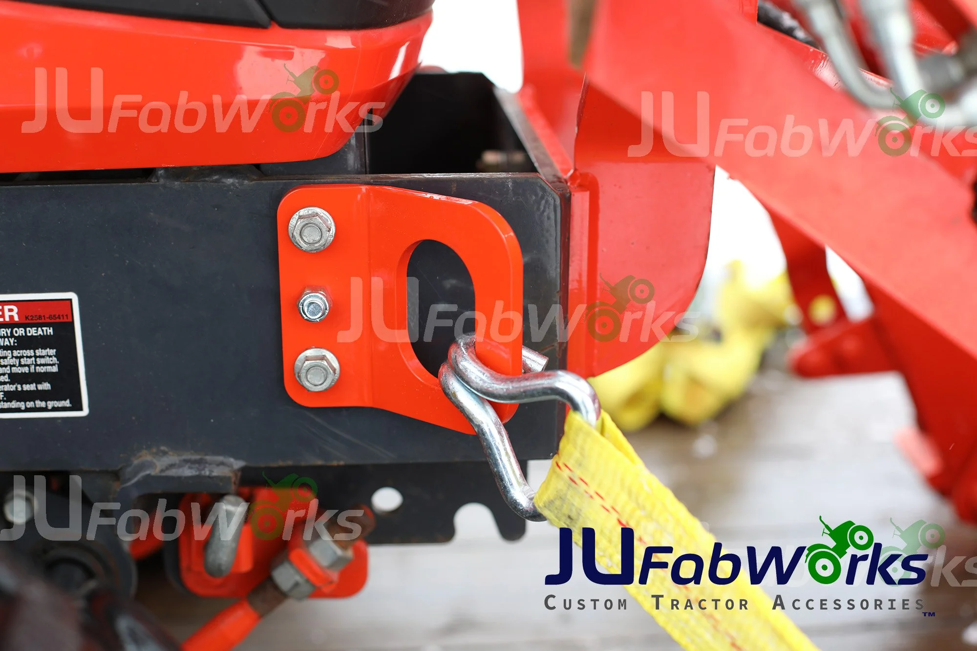 Bolt On Grab Hooks with Trailer Hitch Receiver, Tie Down Points and ...