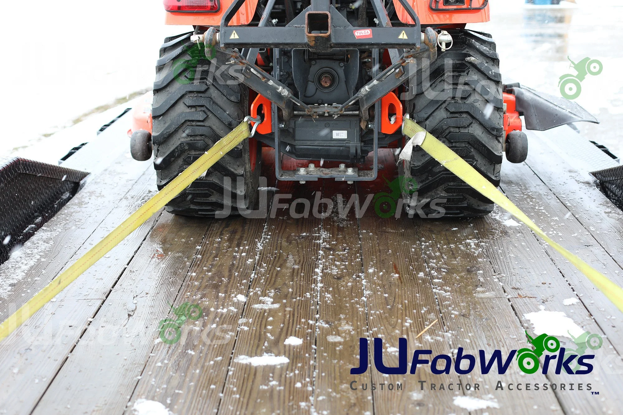 Bolt On Grab Hooks with Trailer Hitch Receiver, Tie Down Points and ...