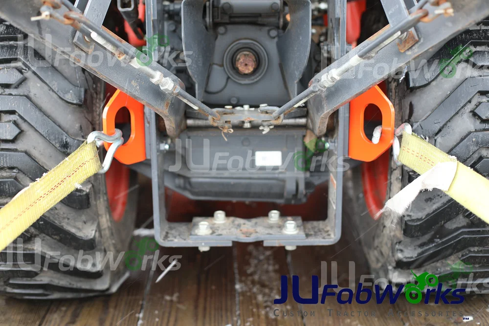 Bolt On Grab Hooks with Trailer Hitch Receiver, Tie Down Points and ...