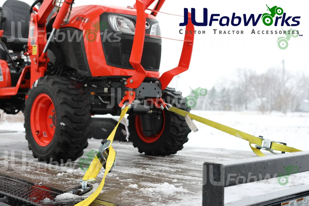 Bolt On Grab Hooks with Trailer Hitch Receiver, Tie Down Points and ...