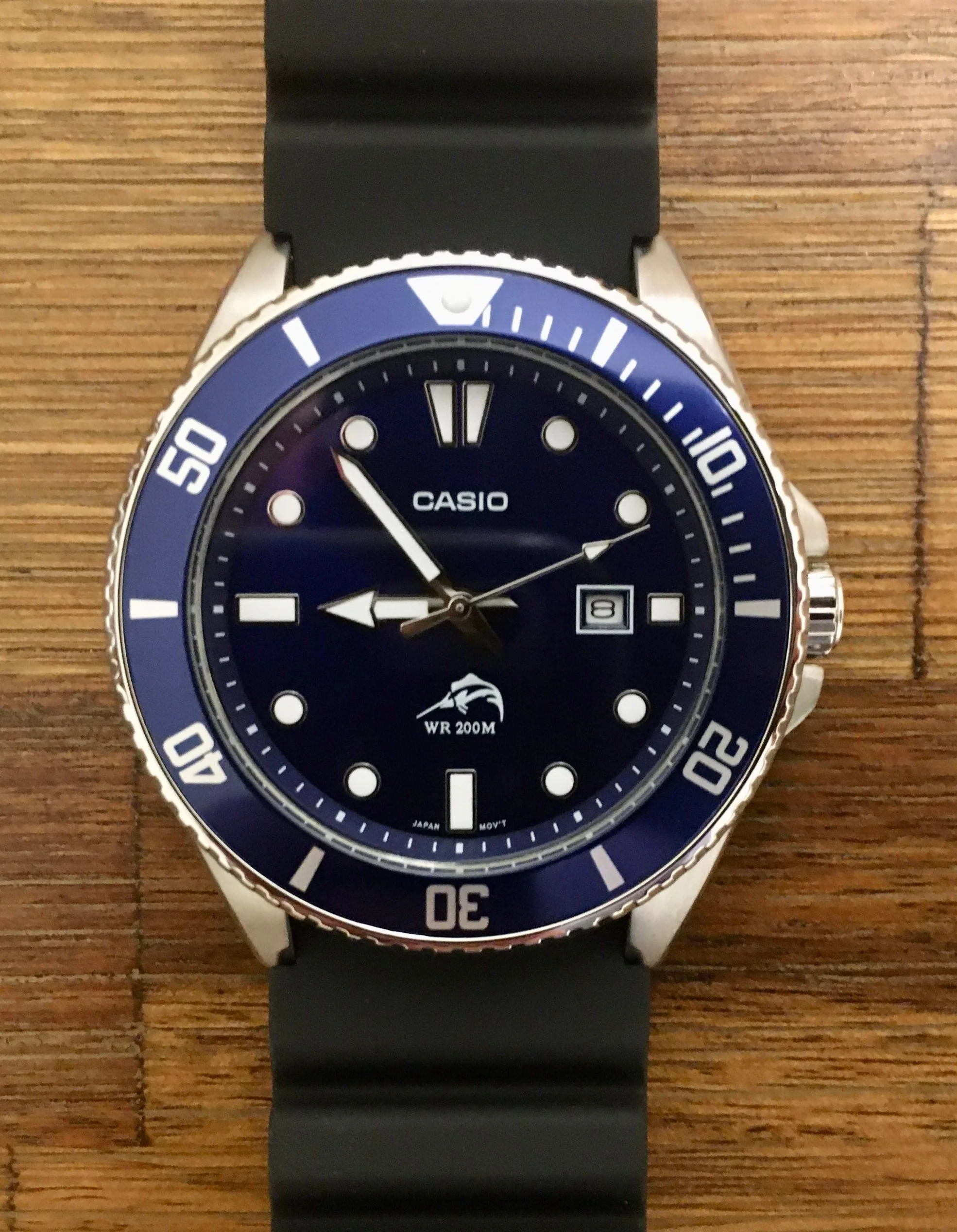 Casio “Sub” & Evan Williams White Label — Whiskey & Watches