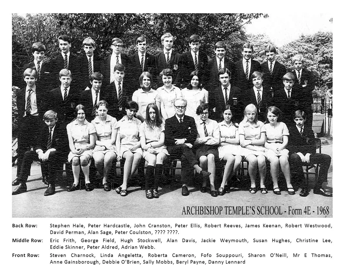 1968 — Archbishop Temples School Lambeth