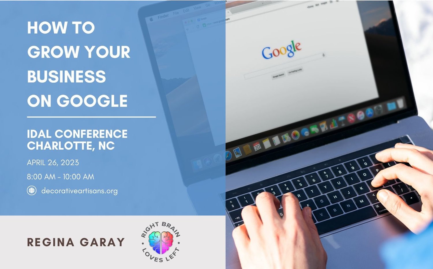 IDAL Conference | Right Brain Loves Left | Marketing Workshops ...