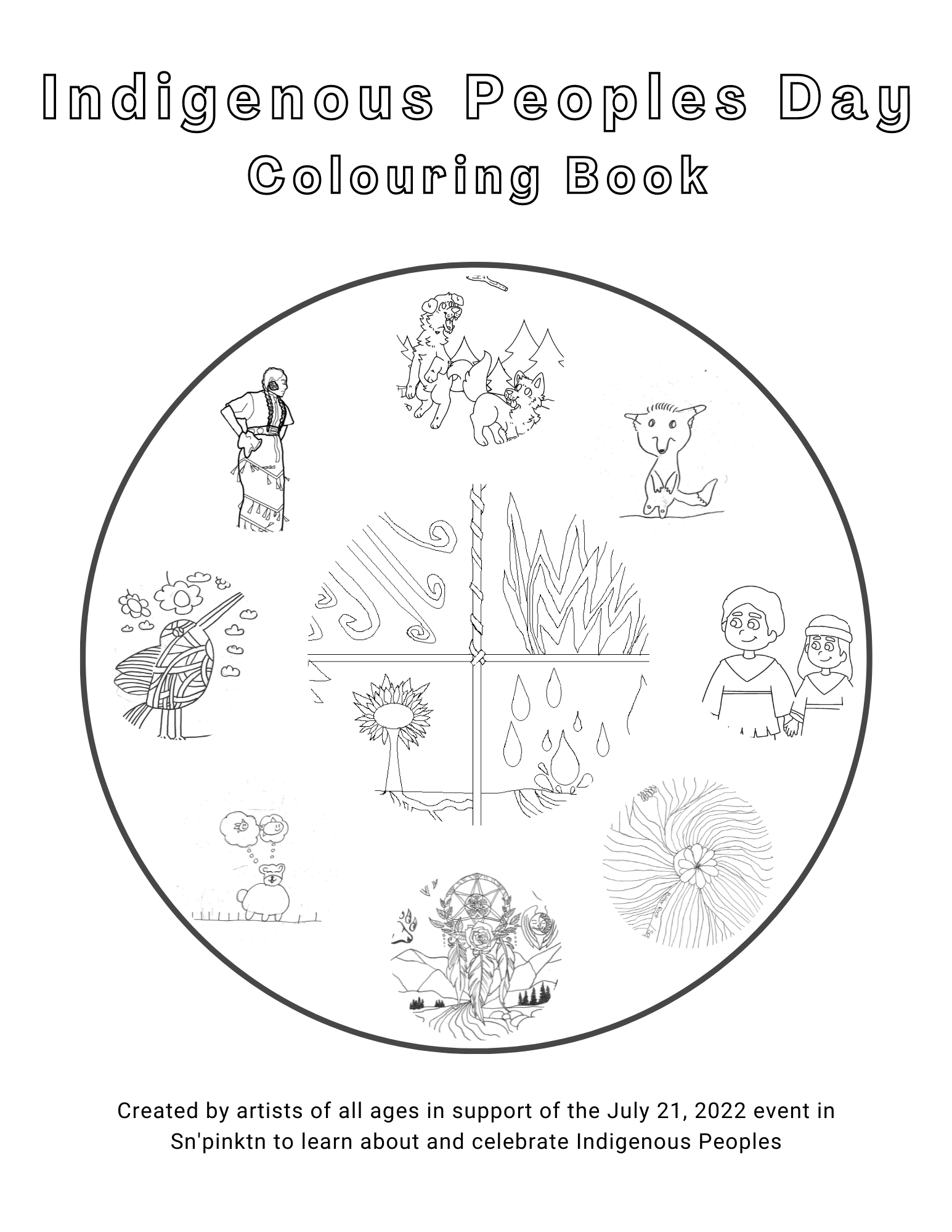 Colouring Pages & Downloads — Penticton Arts Council