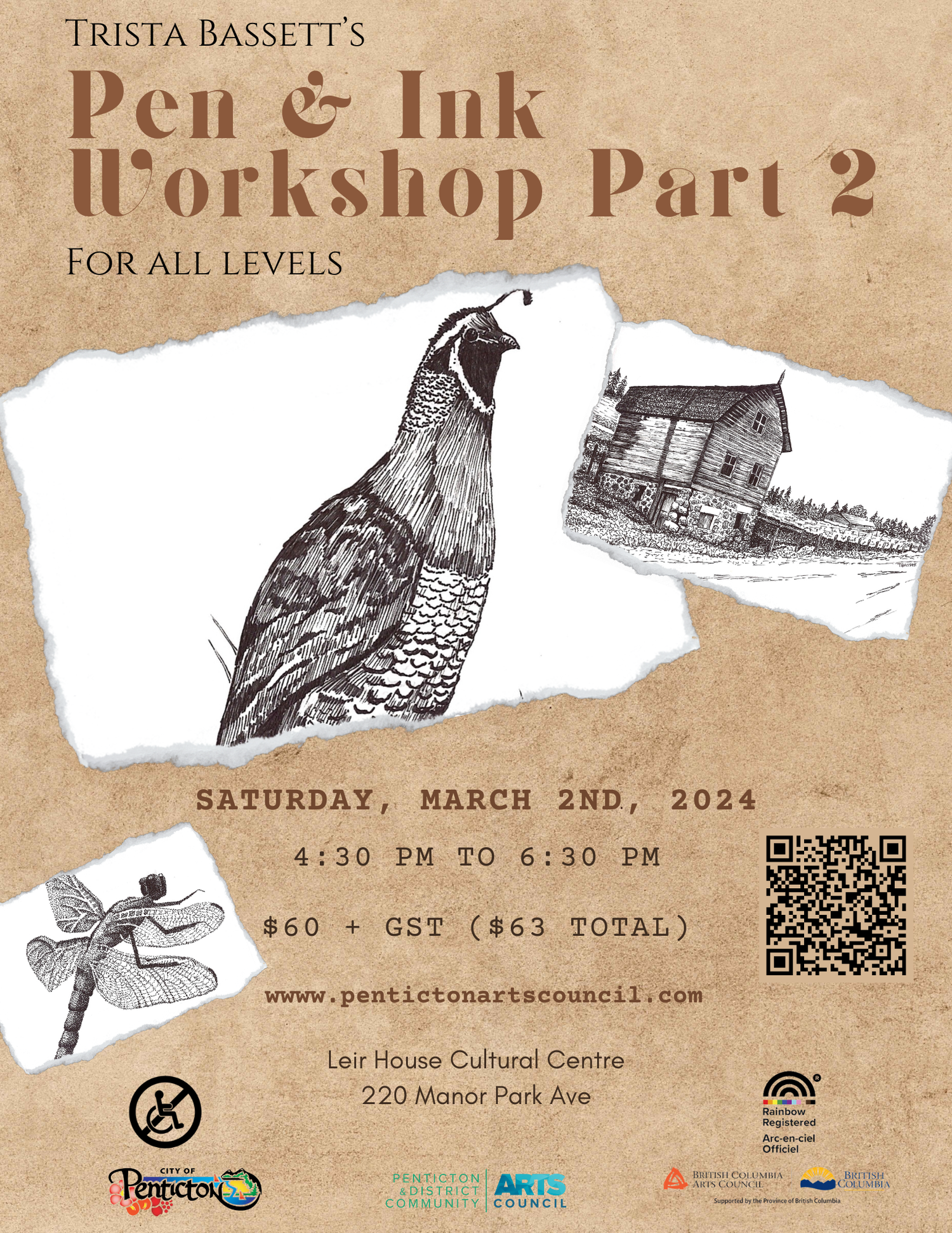 Trista Bassett's Pen and Ink Part 2 — Penticton Arts Council