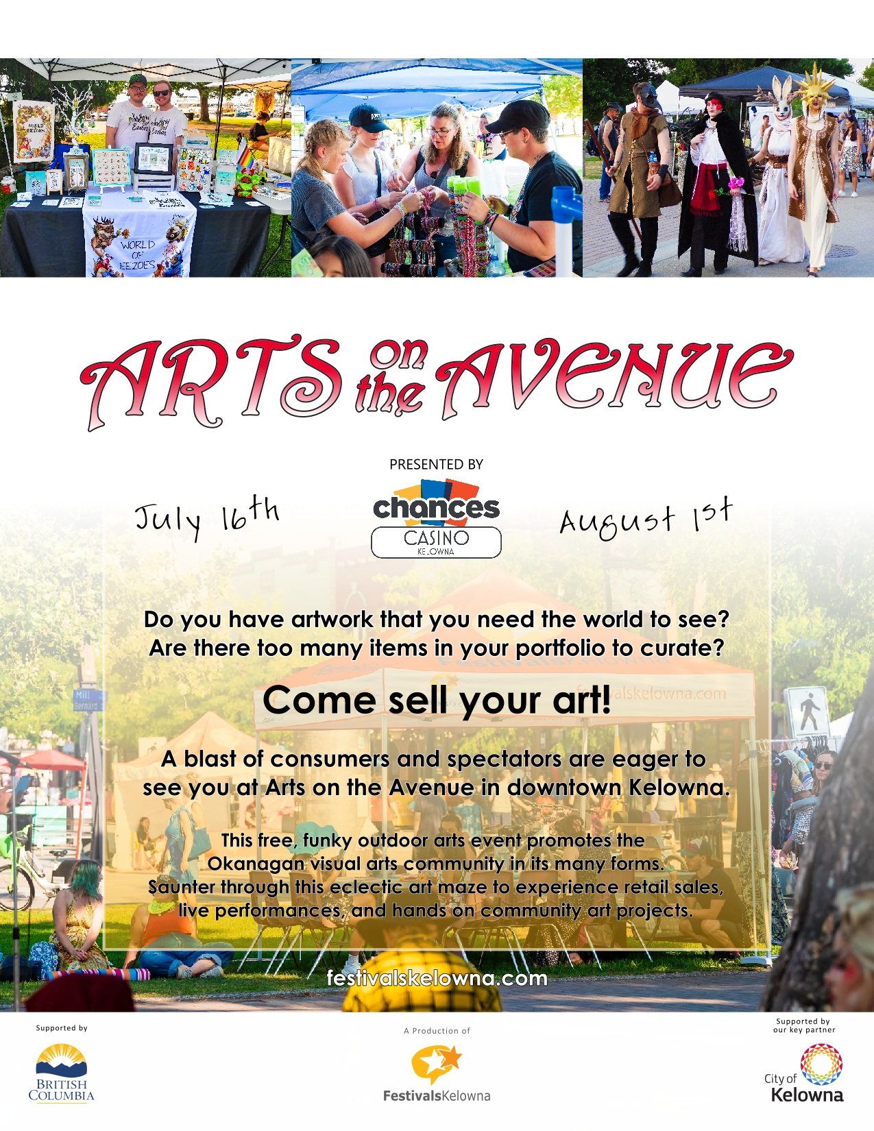 Calls for Artists — Penticton Arts Council