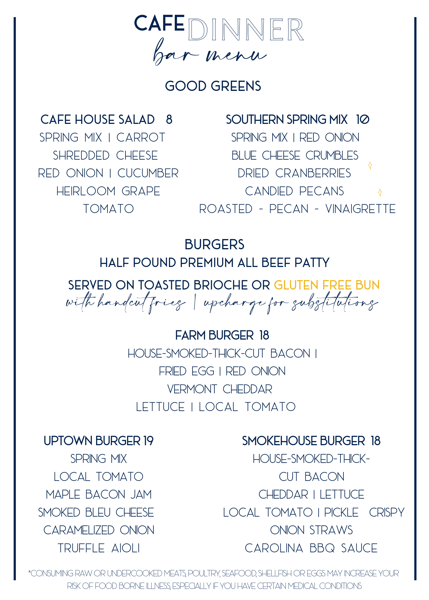 Eat Dinner — Sundae Cafe at Tybee