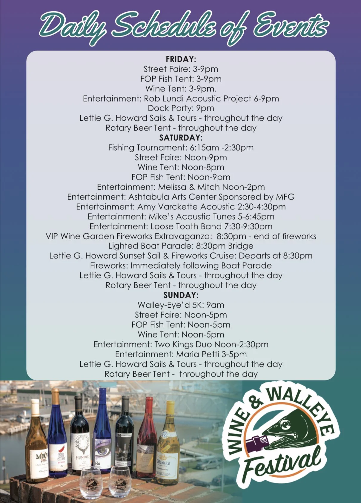 Wine & Walleye Festival
