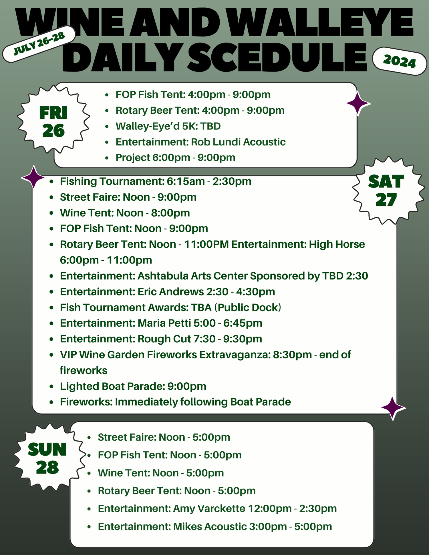 Wine & Walleye Festival