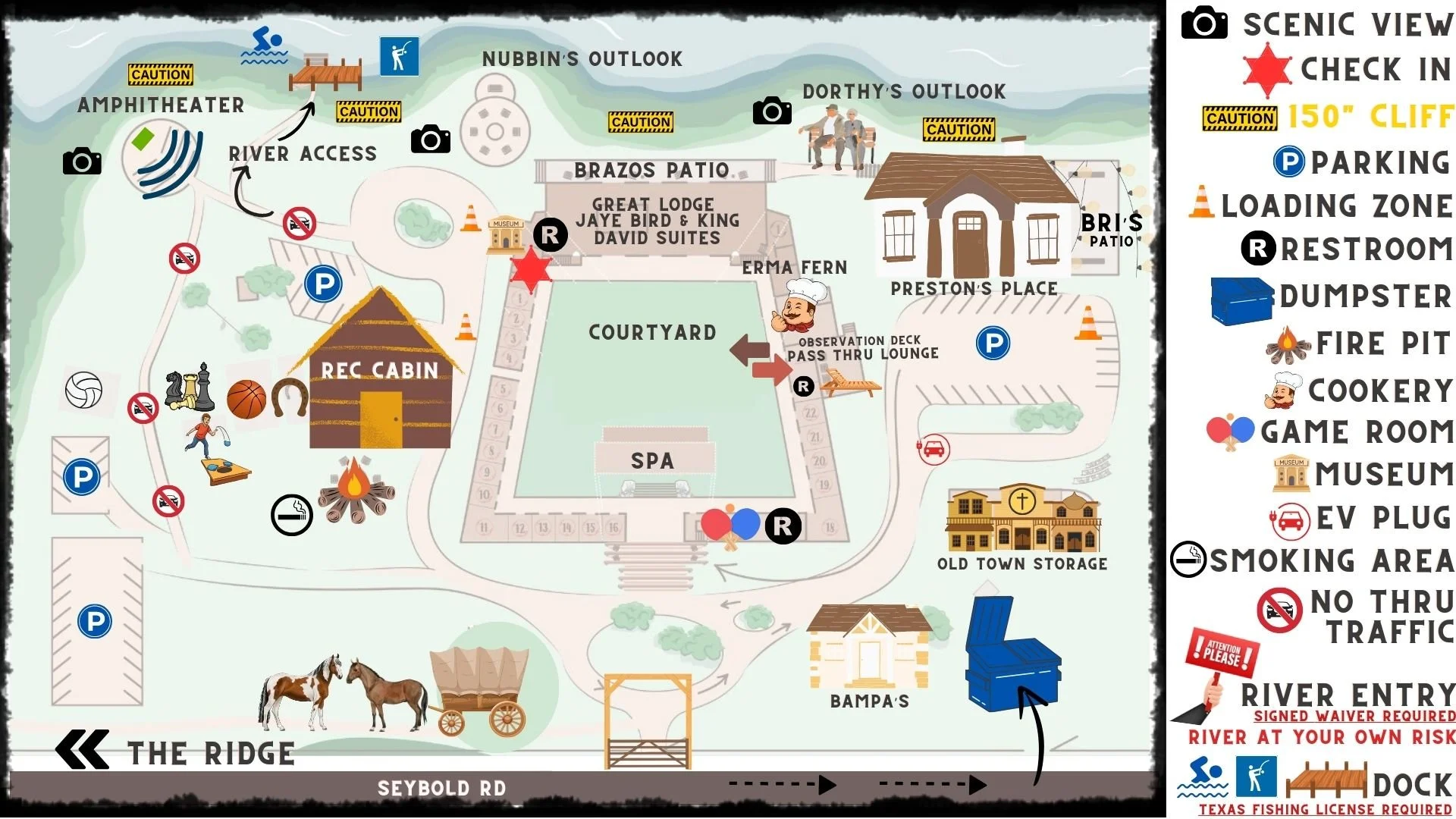 Ranch Map — Rest Yourself River Ranch