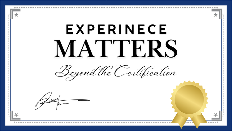 Experience Matters: Beyond the Certification — Treinen