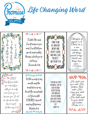 Life Changing Word - Printable Bible Verses — The Promise FM