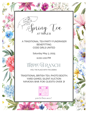 Code Girls United Spring Tea Fundraiser at Triple B Ranch — MT High ...