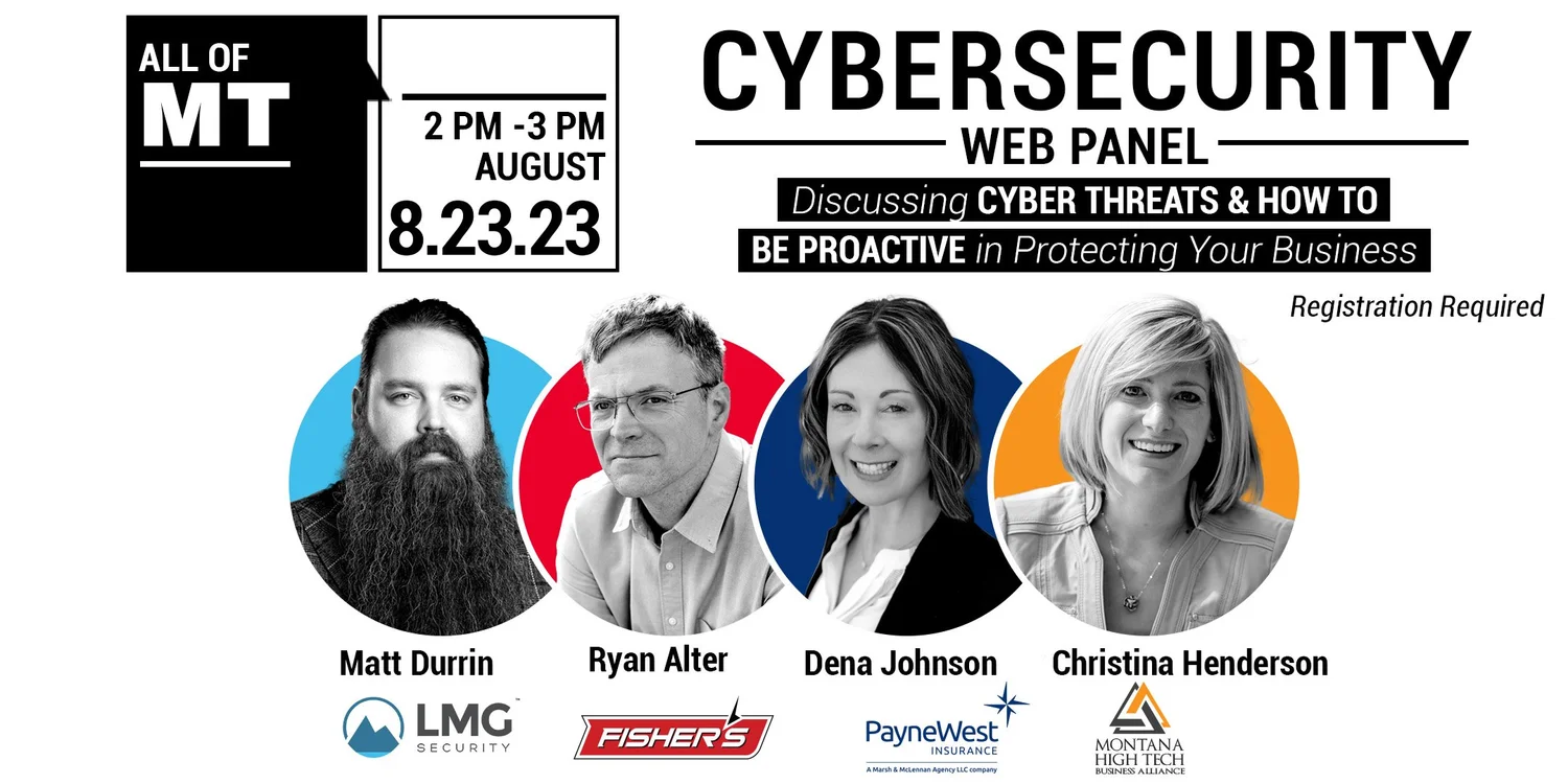 Cybersecurity Web Panel — MT High Tech Business Alliance