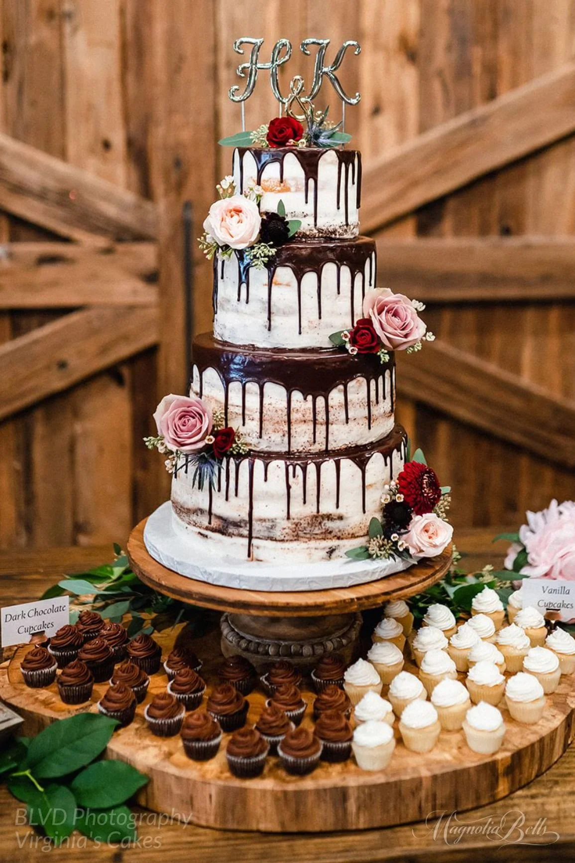 Dark Chocolate Wedding Cake