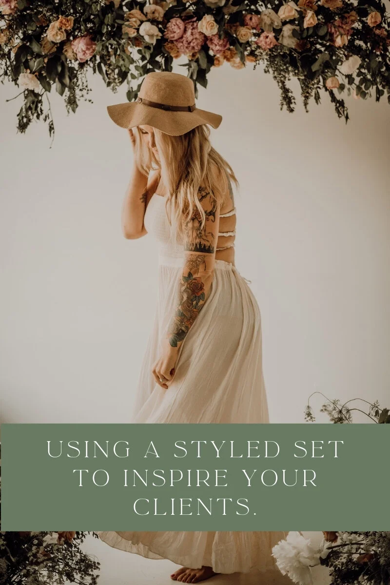 Using a styled set to inspire your clients. — Natural Light Photography ...