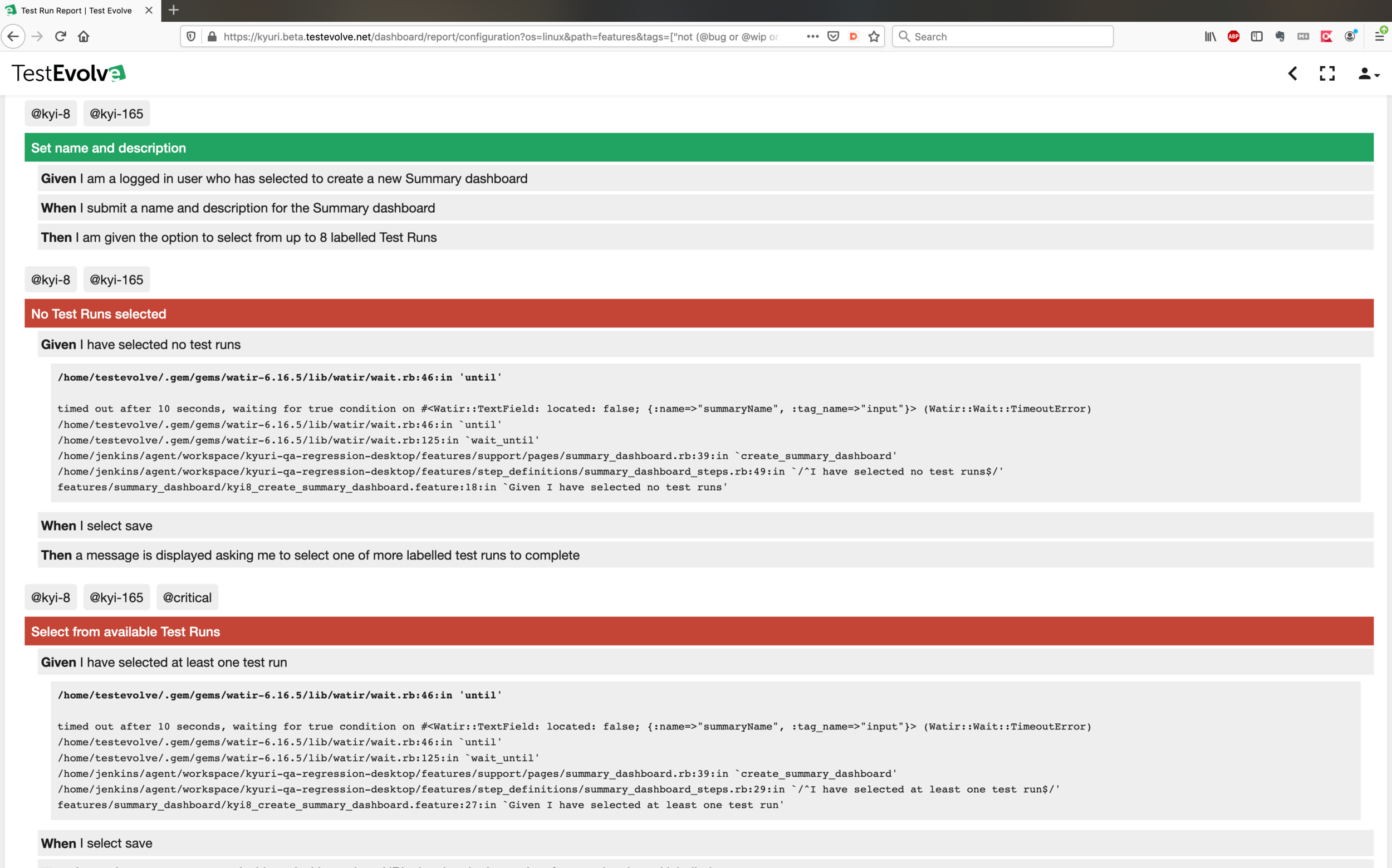 Agile Test Automation Real Time Reporting - Test Results Dashboard by ...