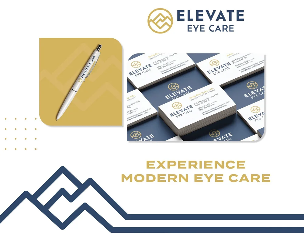 Elevate Eye Care Visual Identity + Web Design | Chicago Branding ...