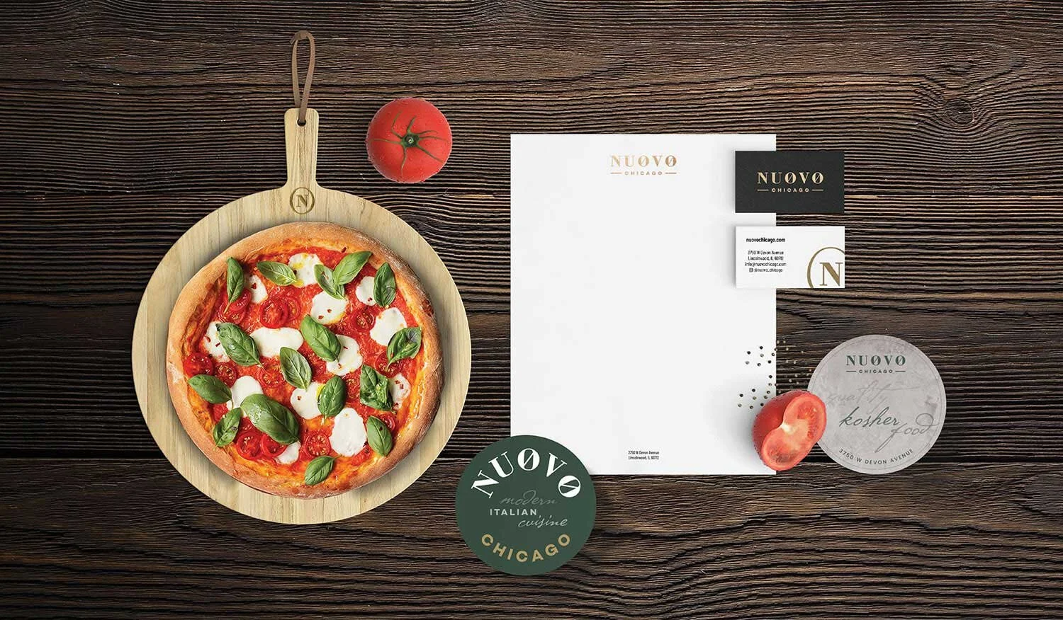 Nuovo Chicago Kosher Italian Restaurant | Brand, Packaging & Website ...