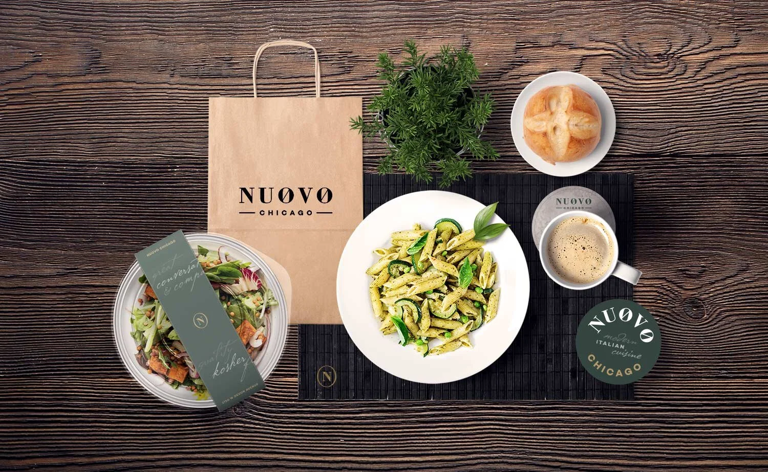 Nuovo Chicago Kosher Italian Restaurant | Chicago Branding | Packaging ...