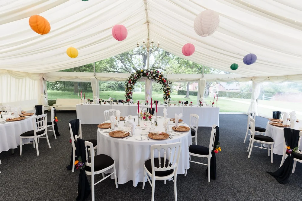 Demi & Adam's Vibrant Wedding at Bordesley Park | Stunning Decor