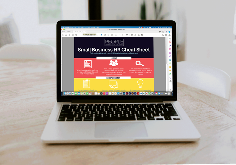 FREE HR Cheat Sheet — HR for Small Businesses