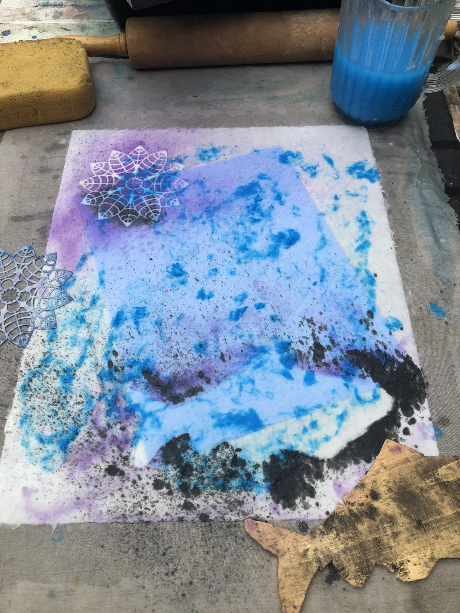 Paper-making and Pulp-painting — Lunar Horizons