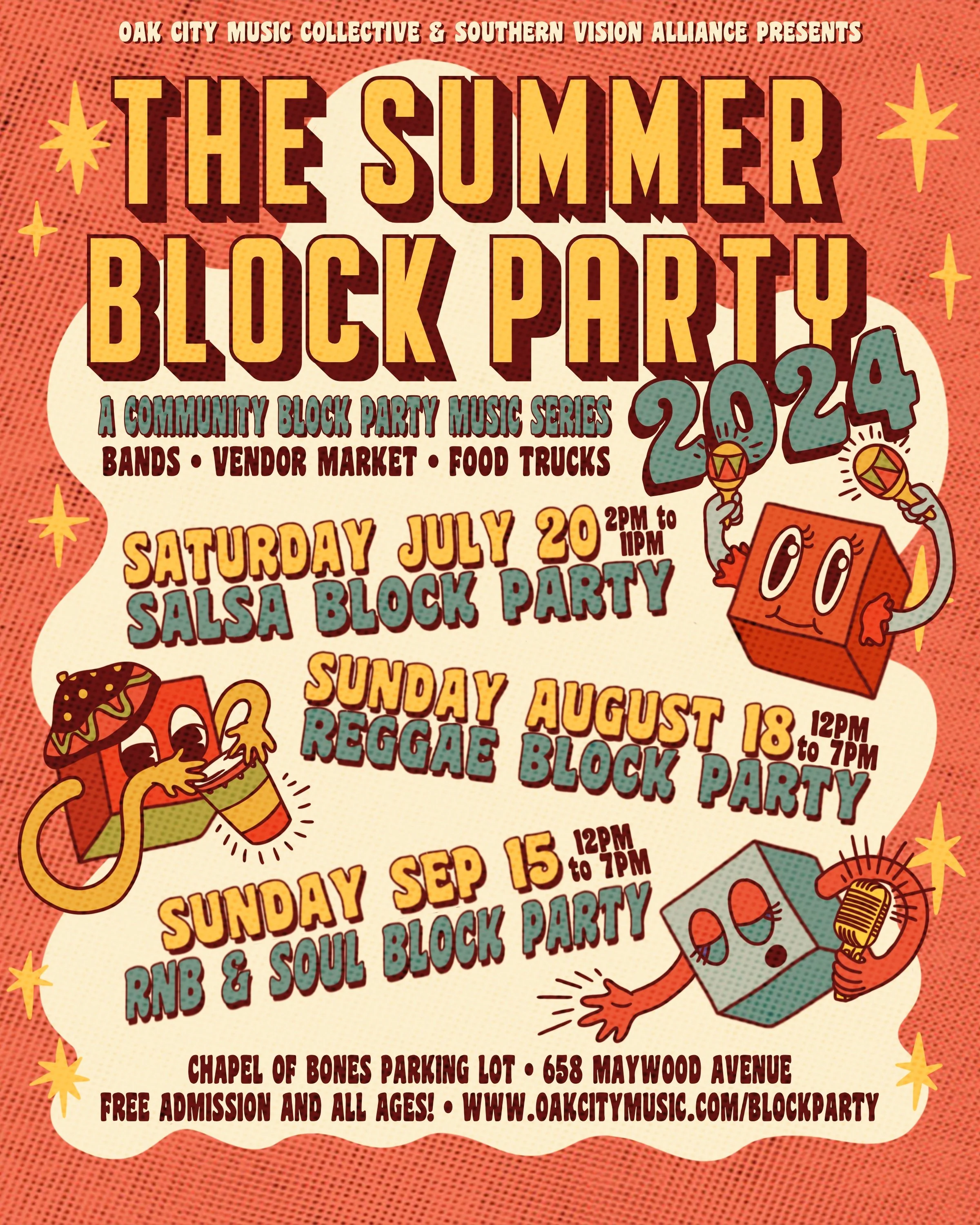 Summer Block Party 2024 — Oak City Music Collective