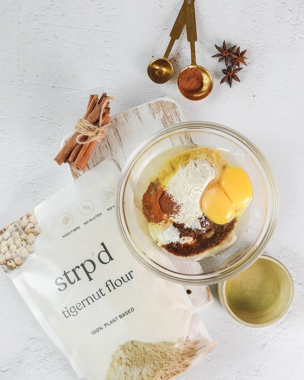 strp'd tigernut flour