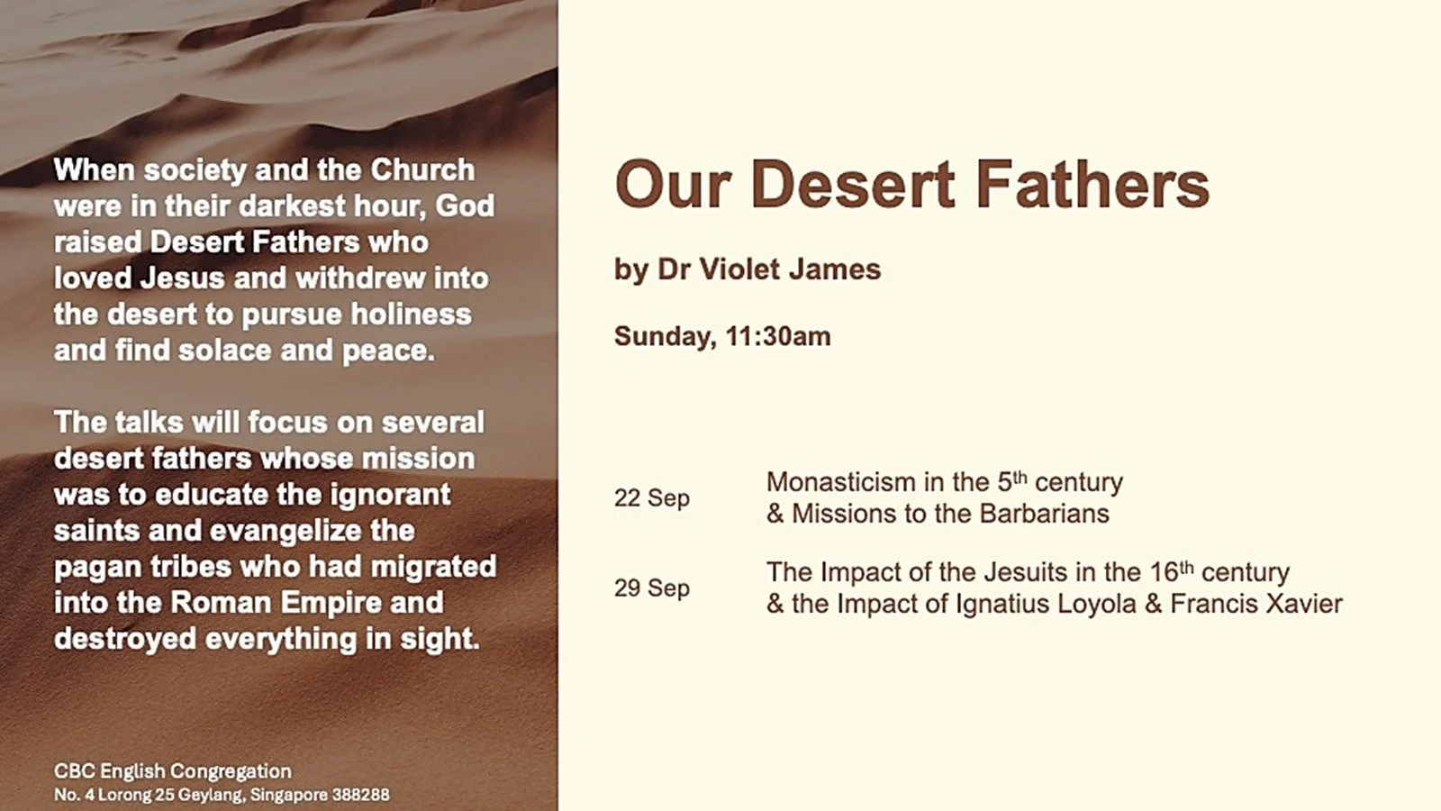 Coronation Baptist Church/ 加冕浸信教会