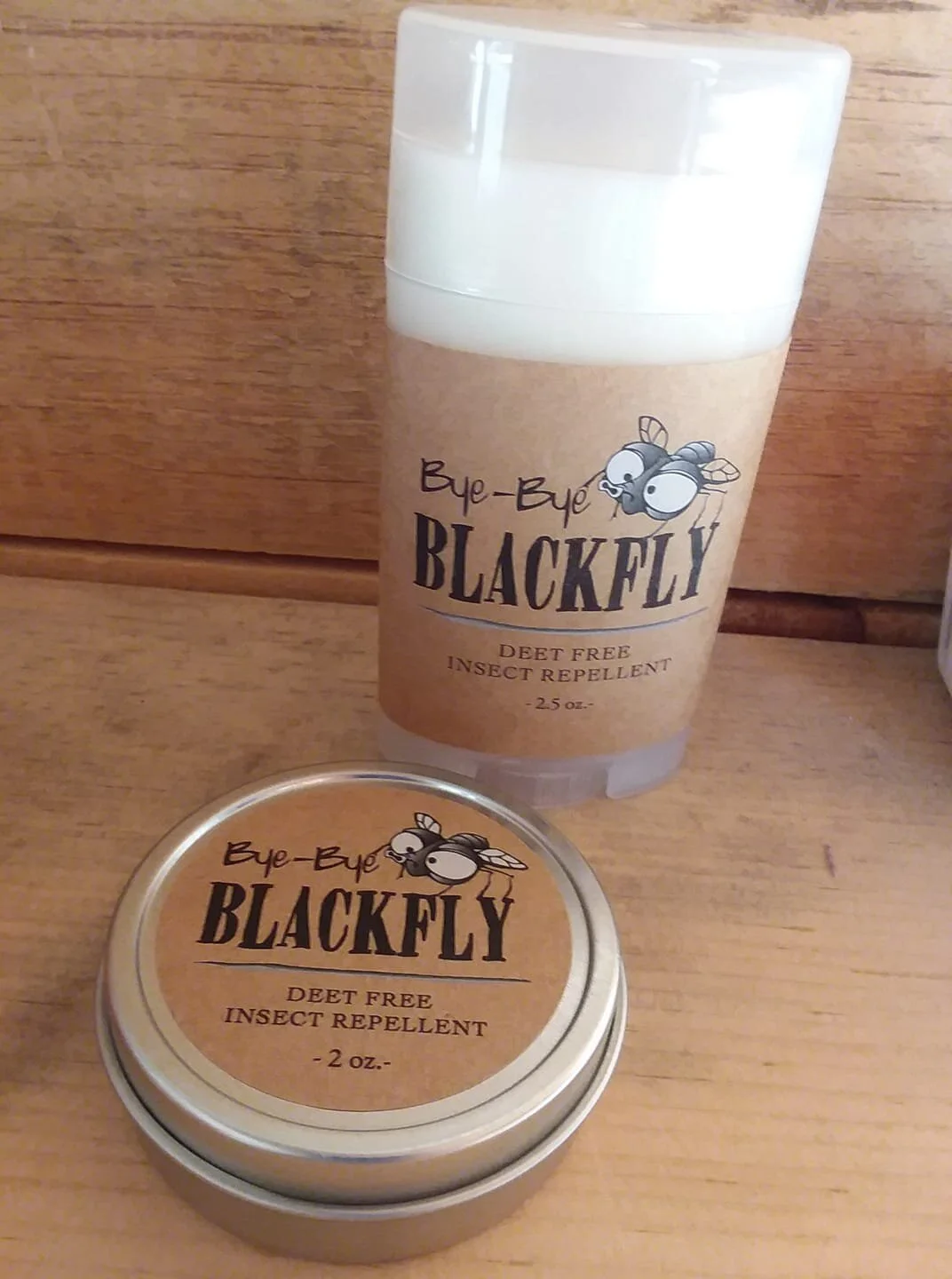 Bye-Bye BLACKFLY 1-2.5oz Twist and 1-2oz Tin — Bye-Bye BLACKFLY, LLC.