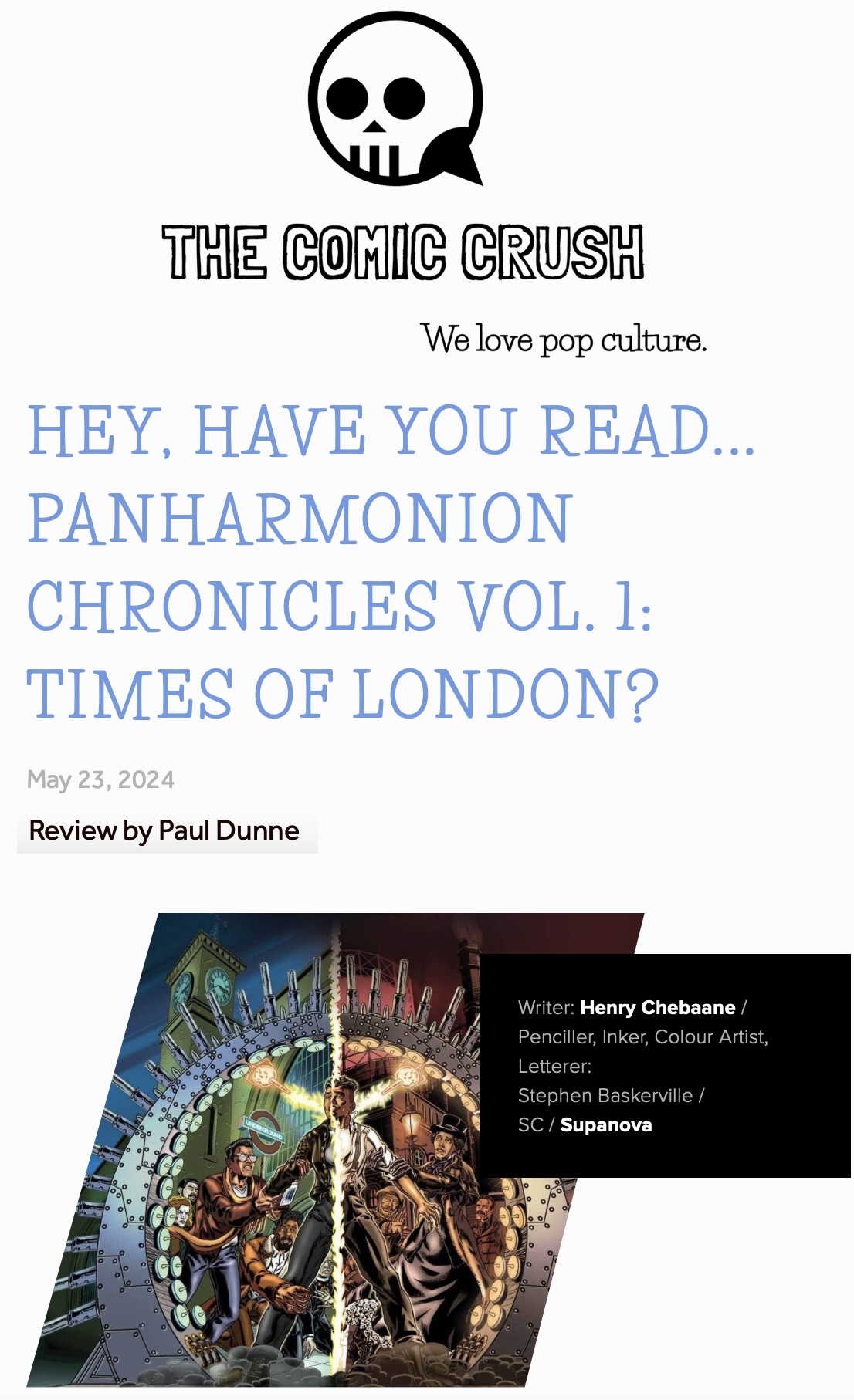 Press — The Panharmonion Chronicles