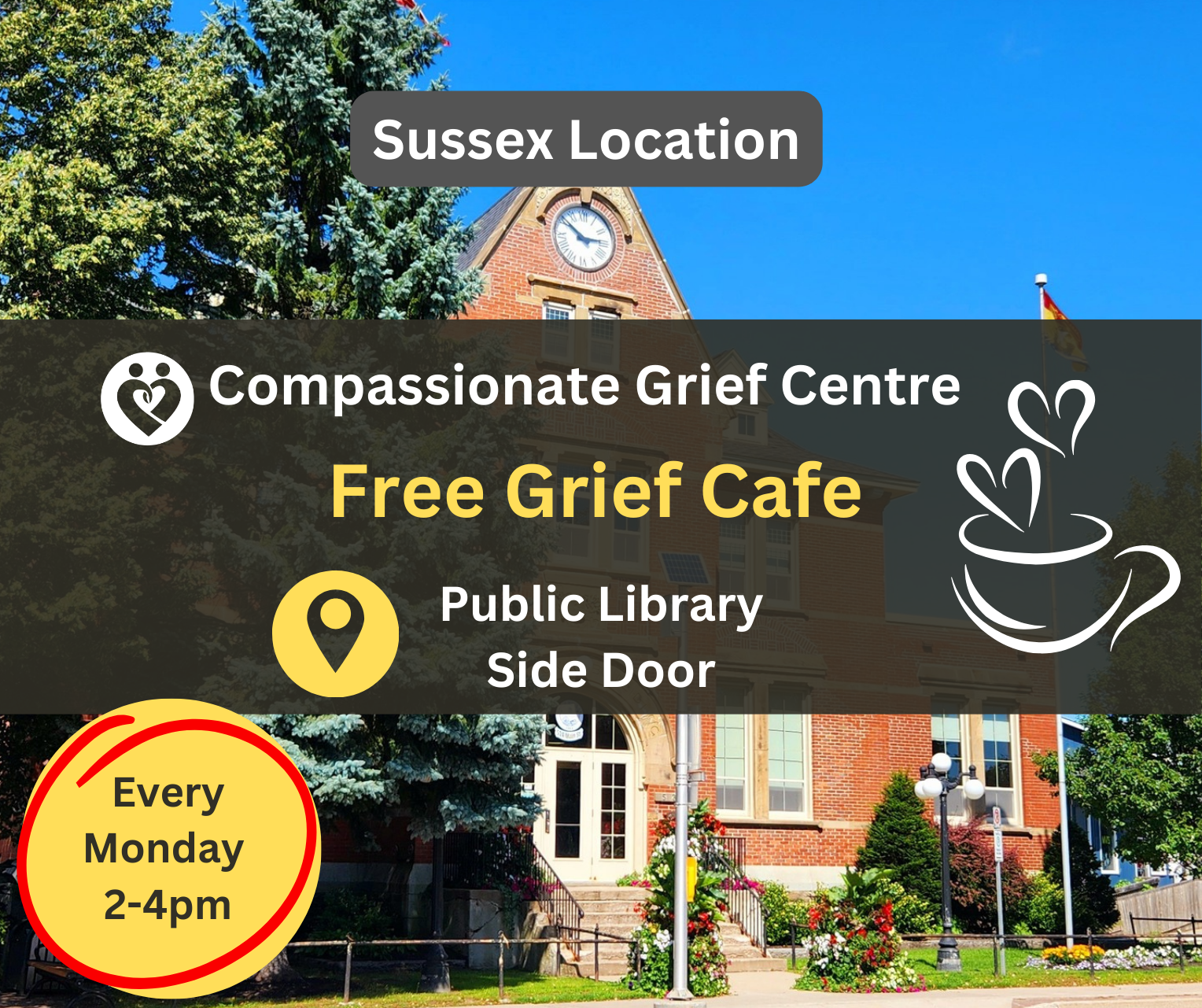 Grief Cafe's in Saint John & Surrounding Areas — Compassionate Grief Centre