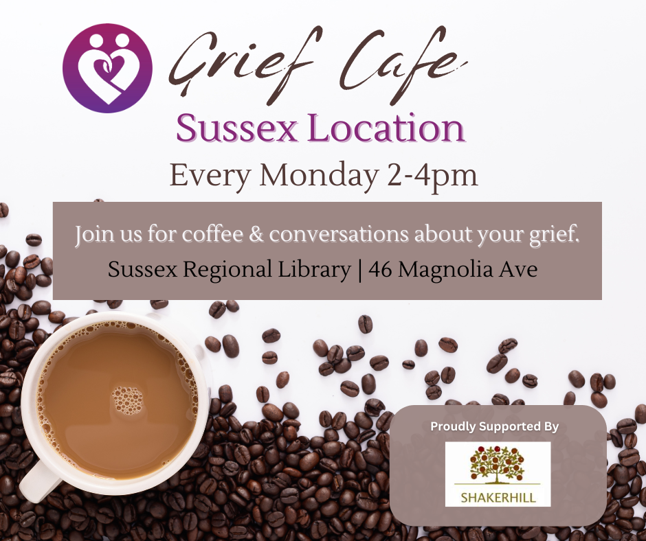 Grief Cafe's in Saint John & Surrounding Areas — Compassionate Grief Centre
