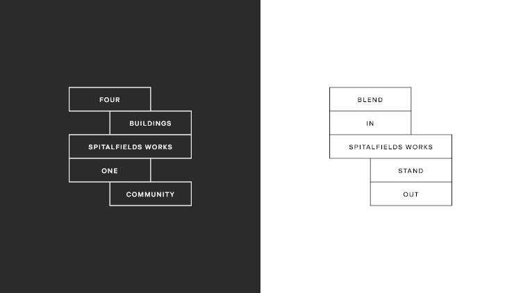 Spitalfields Works brand — bBelief