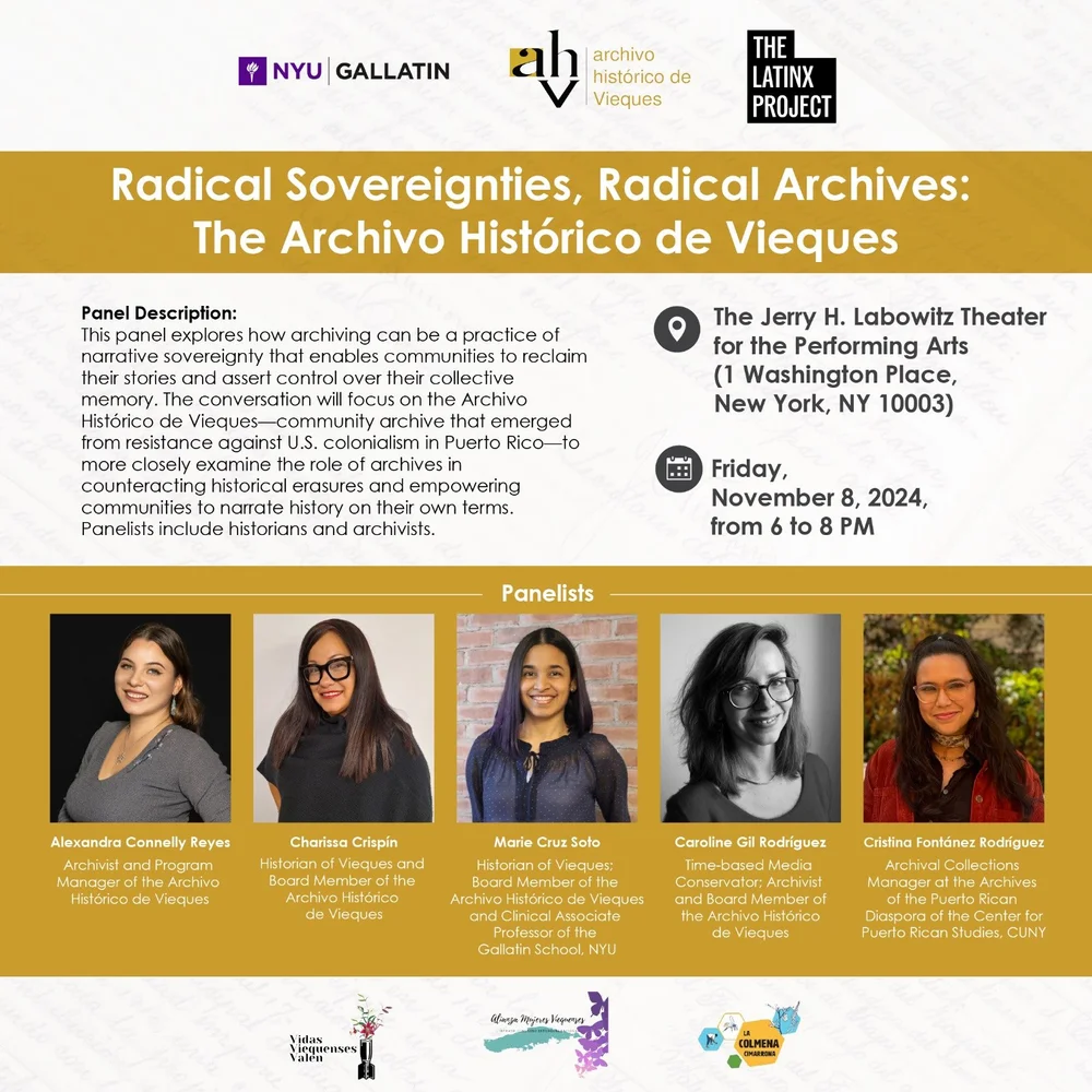 Radical Sovereignties, Radical Archives: Archivo Histórico de Vieques — The Latinx Project at NYU