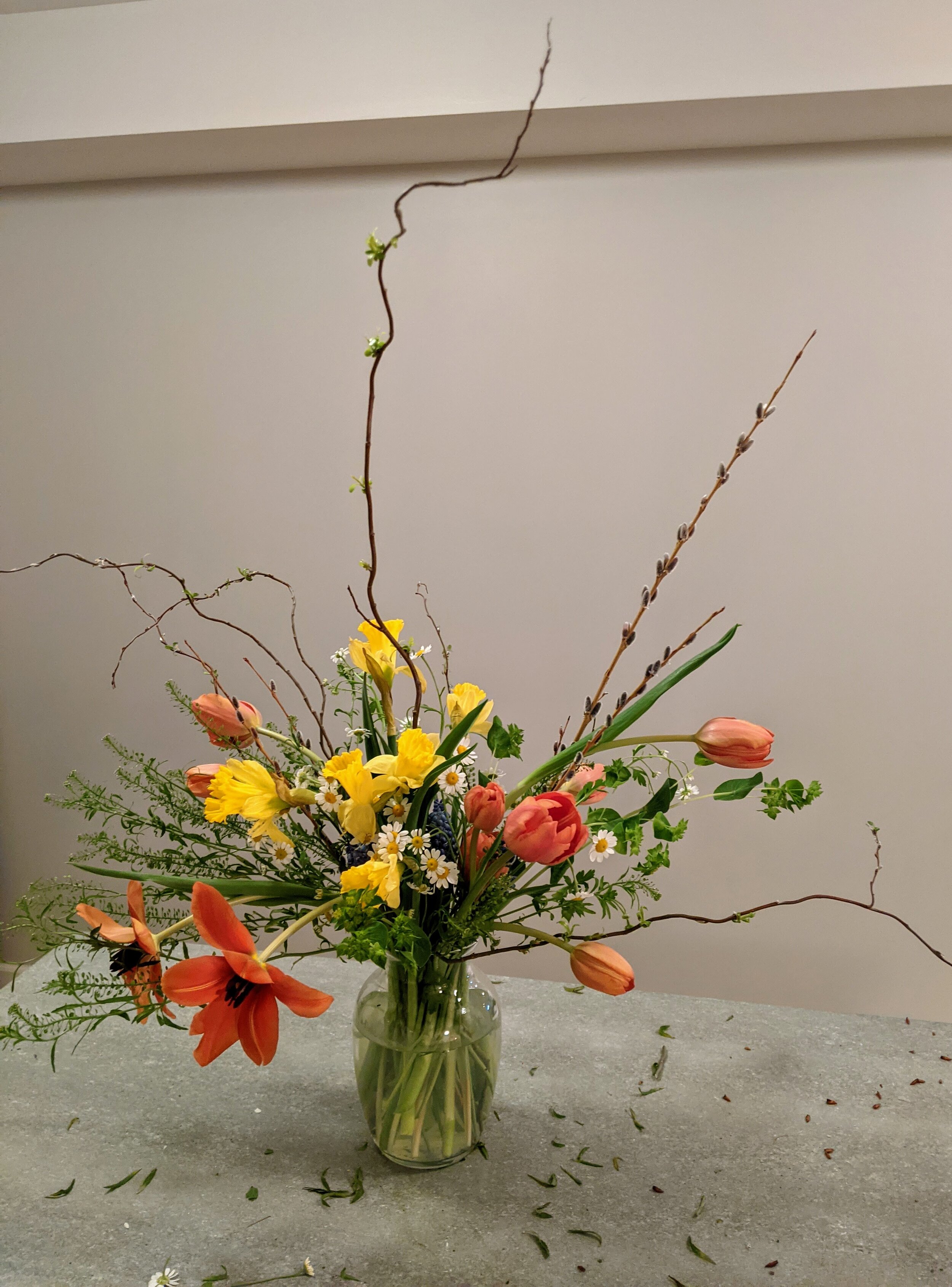 Spring Flower Grocery Store Arrangement — HareandBearco