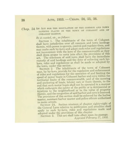 The Acts, 1953 Chapter 54 - View the Image — Friends of Bassing Beach