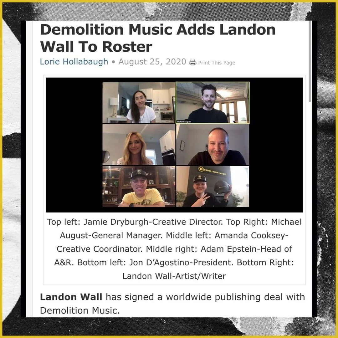 Landon Wall Joins the Demolition Roster! — Demolition Music