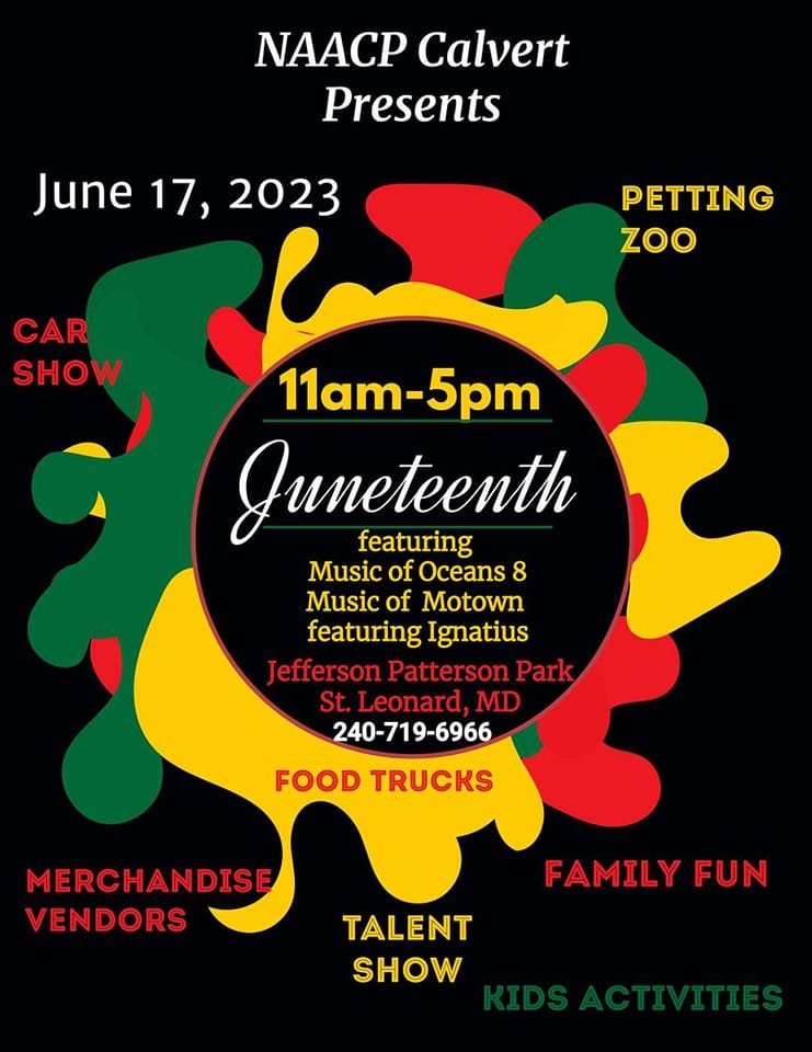 NAACP Calvert's Juneteenth Celebration — Calvert County Democratic Party