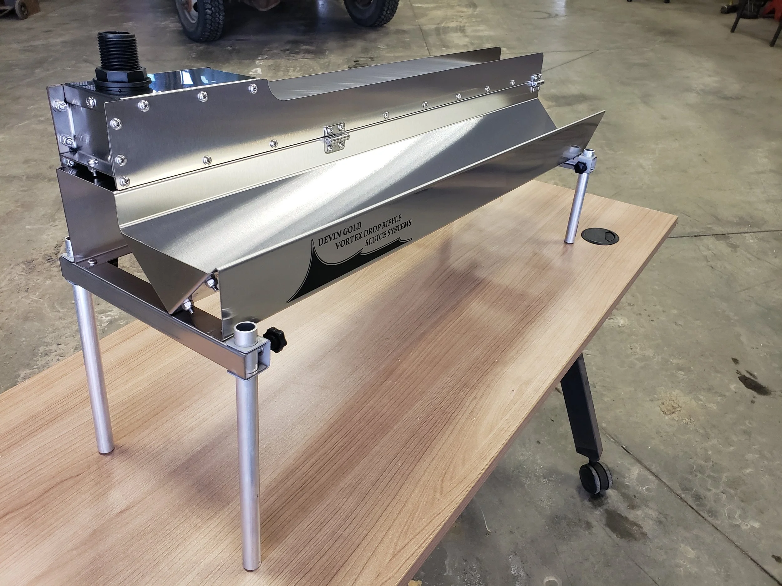 Devin Gold Vortex Drop Riffle Sluice Systems