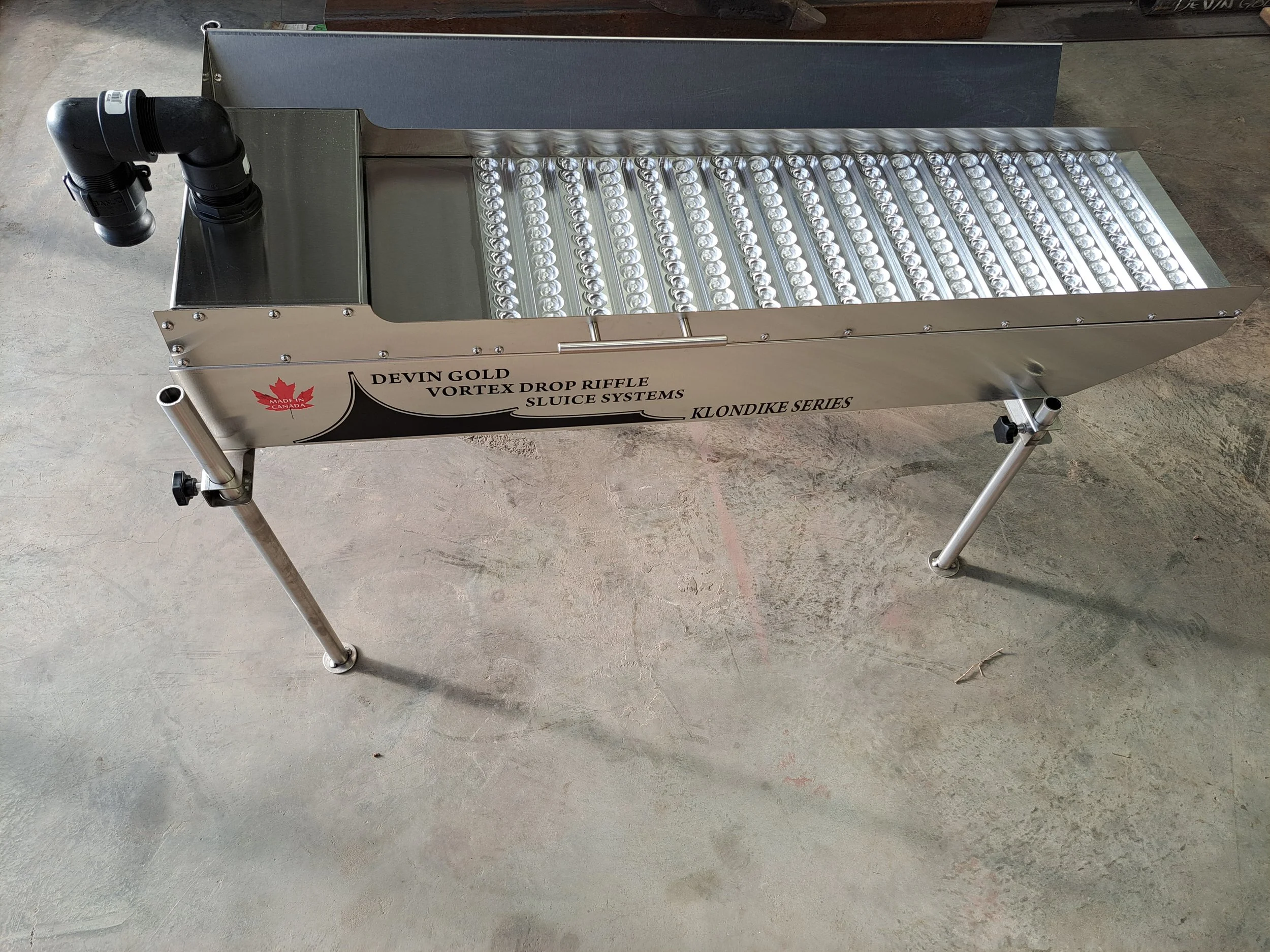 Devin Gold Vortex Drop Riffle Sluice Systems