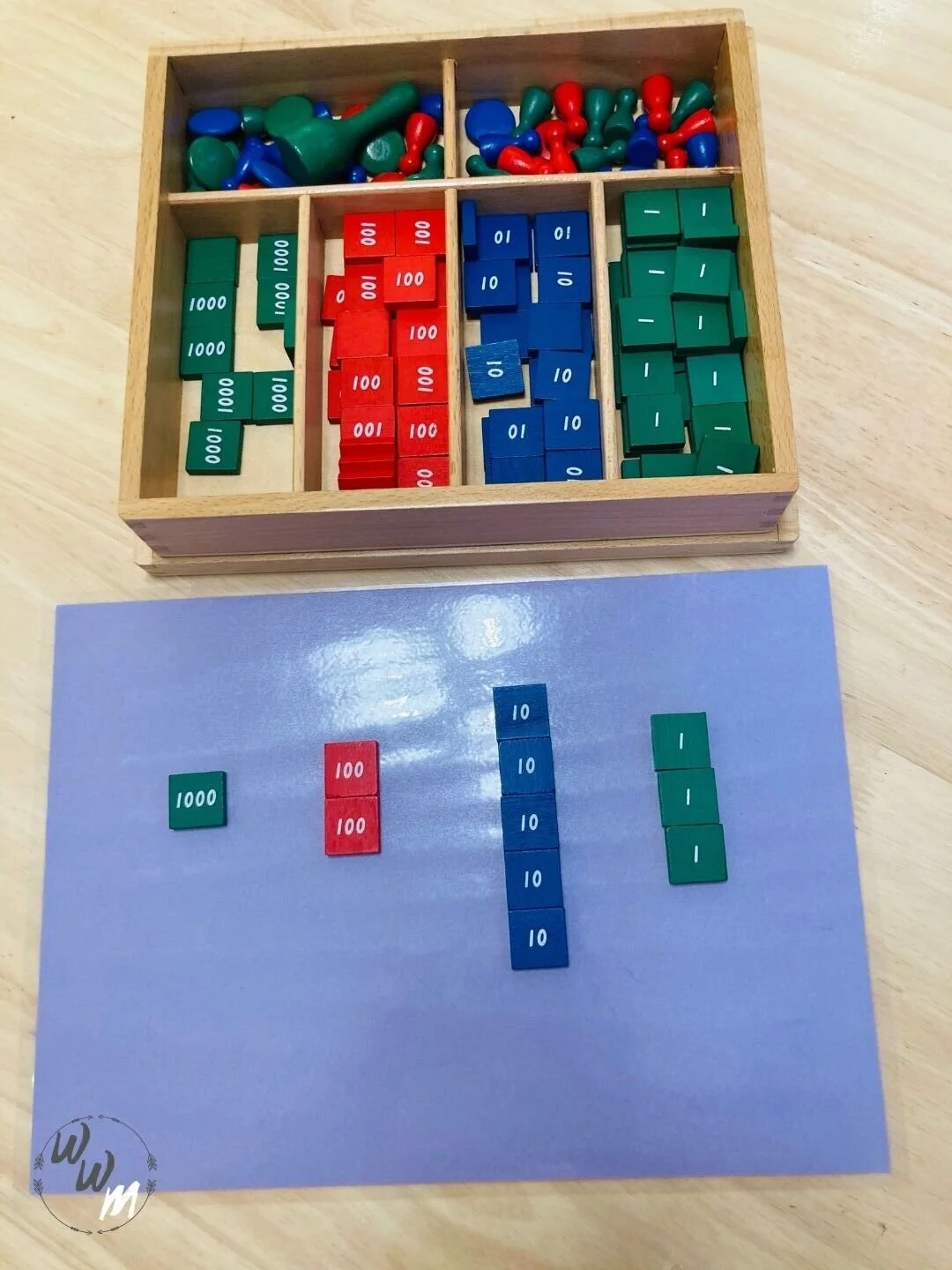 Forming numbers with the Montessori Stamps — The Wonderful World of ...