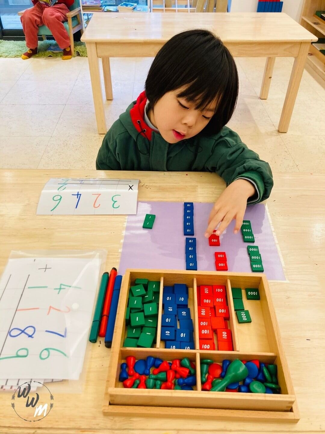 Montessori Stamp Game Online – Division using Stamp Game – YOVZ