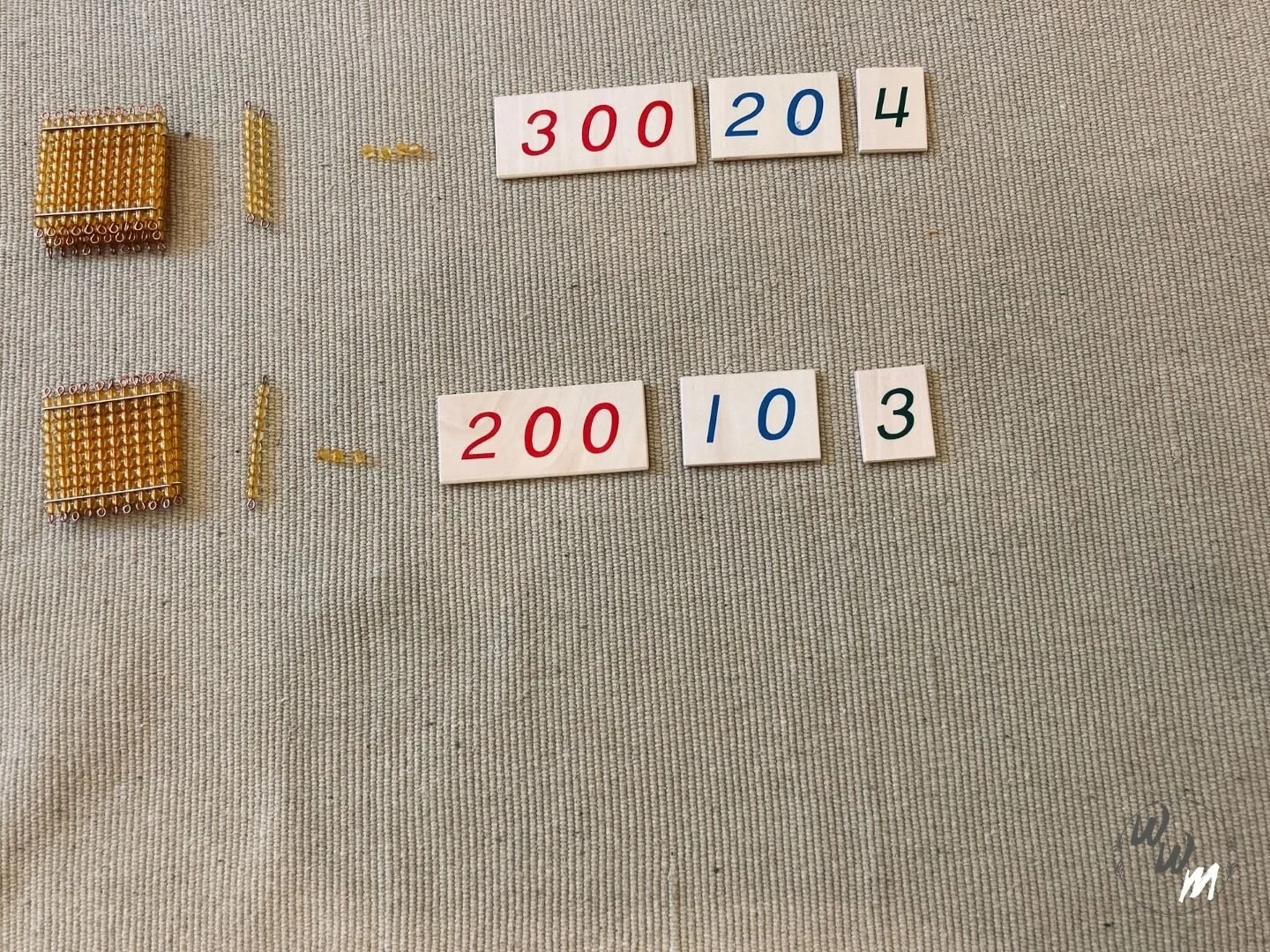 Group Operations: static addition — The Wonderful World of Montessori