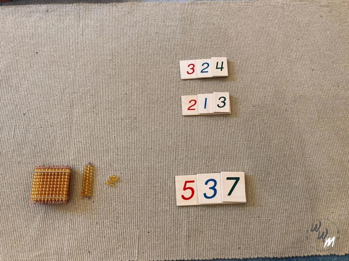 Group Operations: static addition — The Wonderful World of Montessori