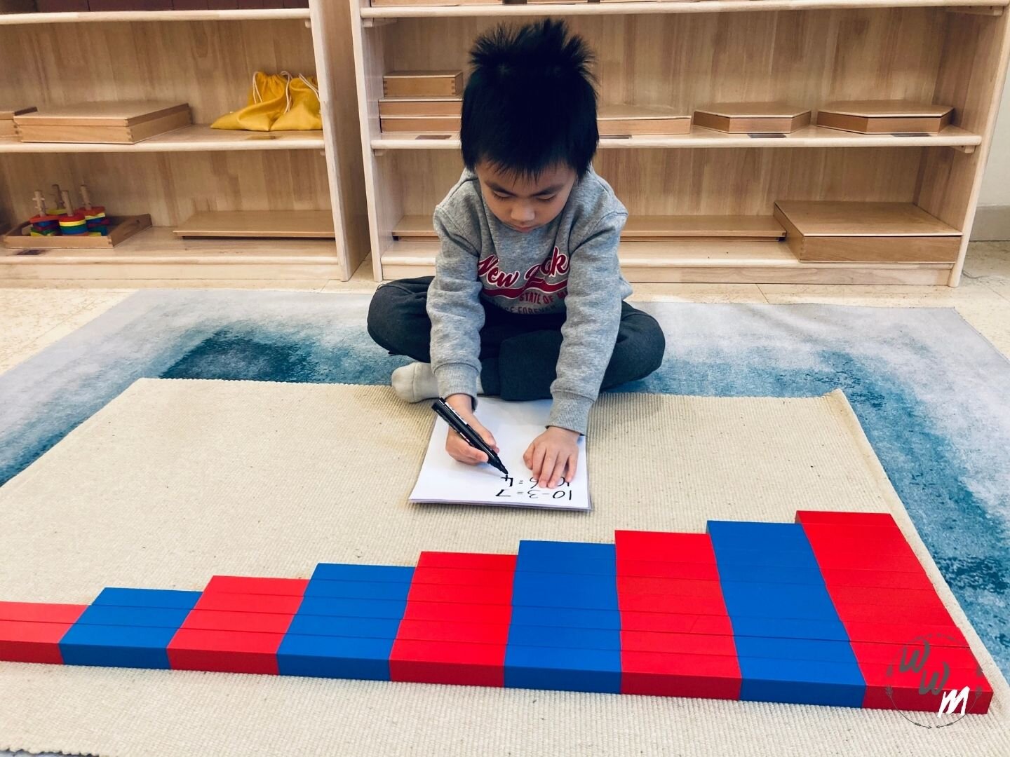 Decomposition with the Montessori Large Number Rods — The Wonderful ...