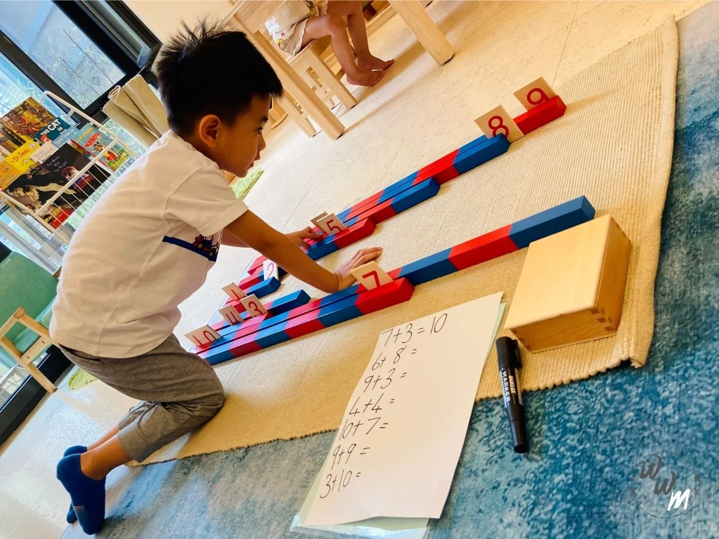 Composition with the Large Number Rods and wooden number boards — The ...